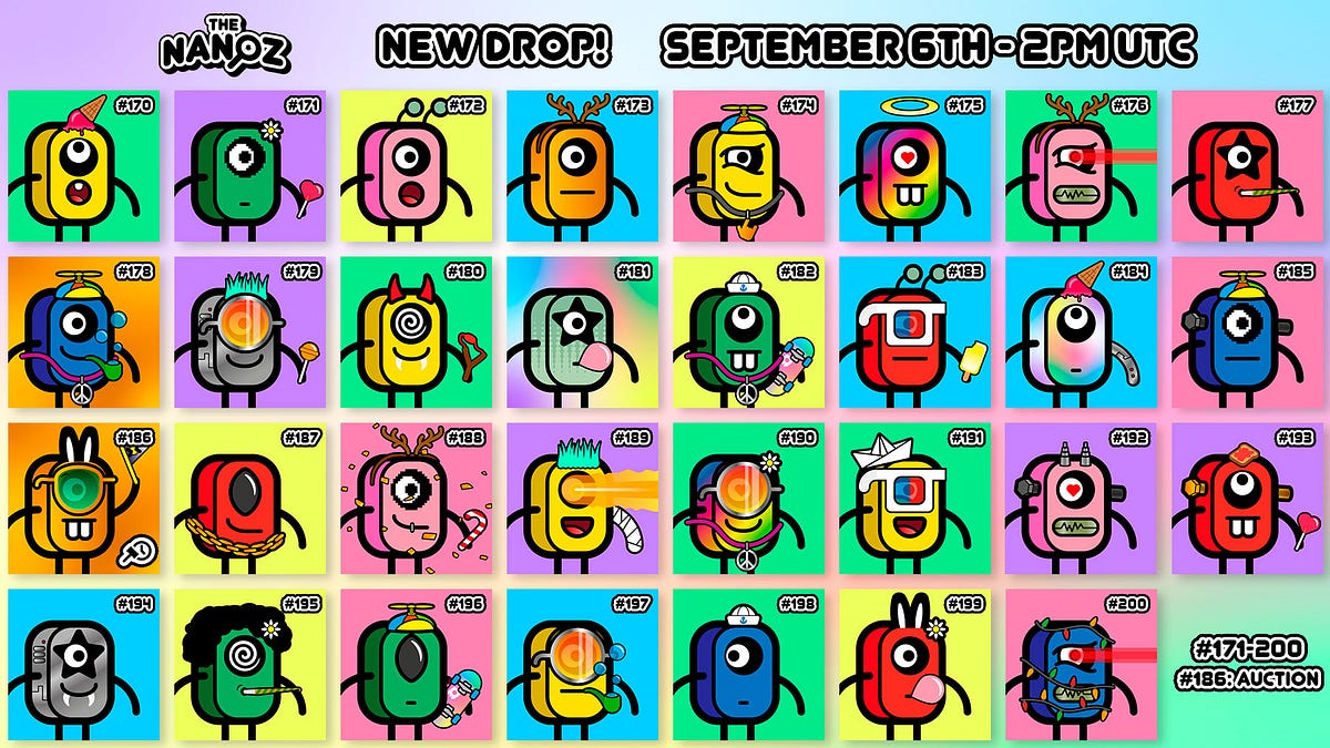 New Nanoz Drop! #170–200. Get your hands on 31 new Nanoz! From… | by ...