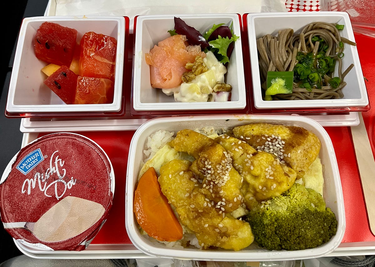 Airplane Food. Global eats at 35,000 feet | by David Kwok | Medium