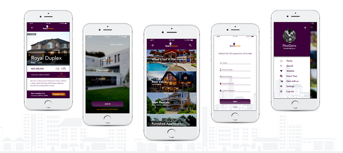 How I Designed A Mobile App For Real Estate | by Florence Dairo | UX Planet