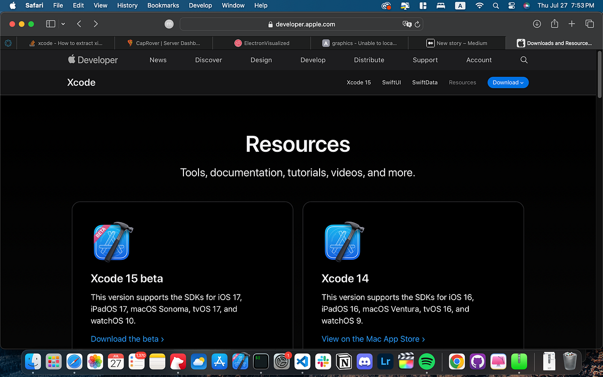 How to Install Old Xcode Versions - John Seong - Medium
