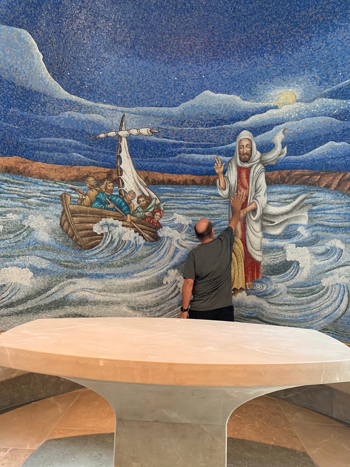 Two years ago when visiting this amazing new church on the lake of ...