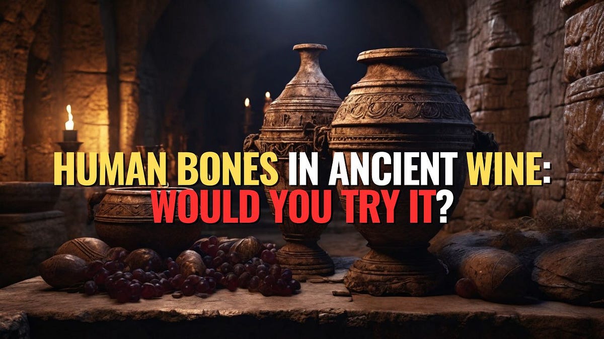 Human Bones in Ancient Wine: Would You Try It? | by Dark Energy ...