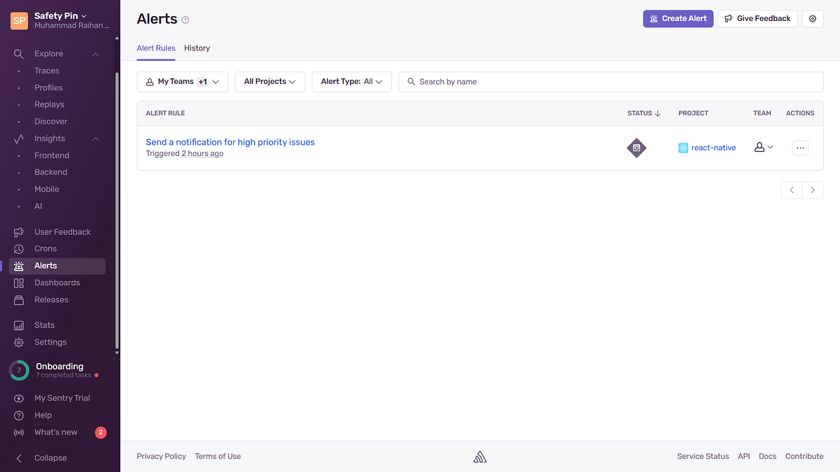 Leveling Up React Native Apps With Sentry Alerting Tracing Profiling And User Monitoring By 5052