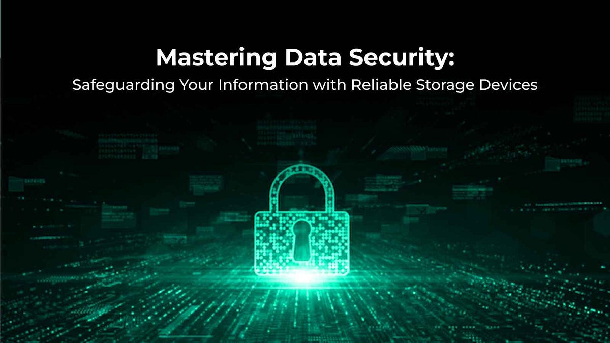 Mastering Data Security: Safeguarding Your Information with Reliable Storage Devices | by Donic ...