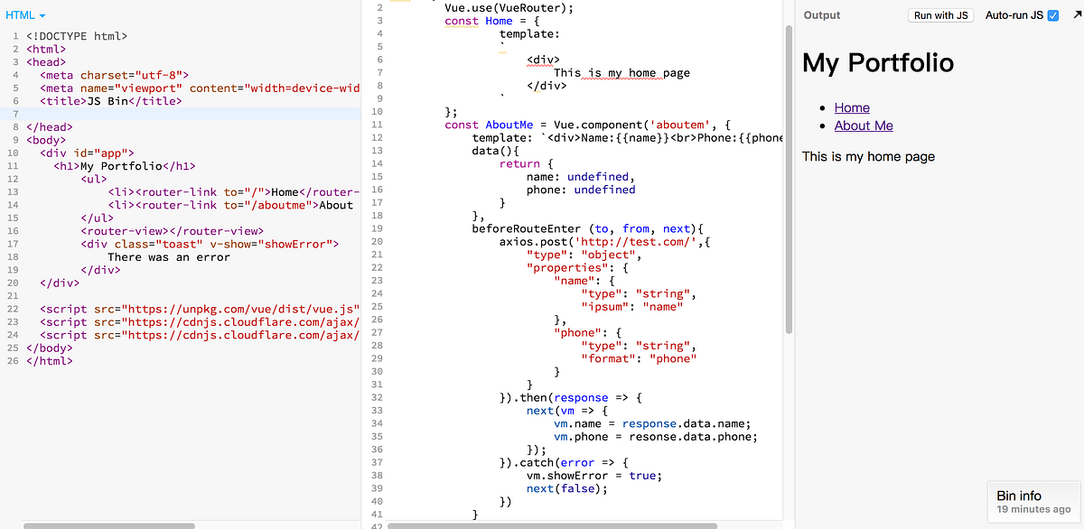 VueJs路由篇-Single Page Applications（八） | by ChingFeng | Object實戰 | Medium