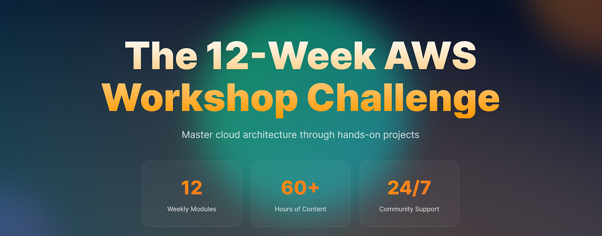 THE 12-Week AWS Workshop Challenge Week 1: Revisiting the Essentials of ...