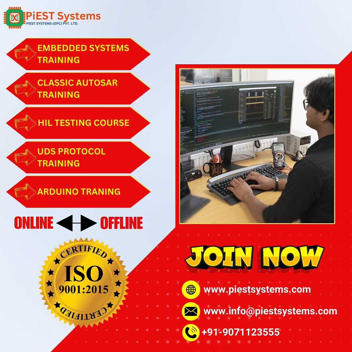 🚀 Advance Your Career with Piest Systems! 🚀 Looking to build a successful career in Embedded ...