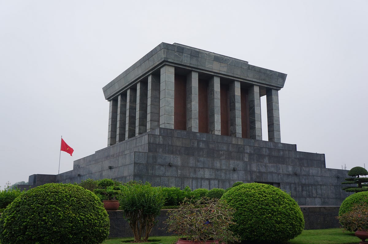 A Date with Uncle Ho in Hanoi. The preserved one, not the alive one ...