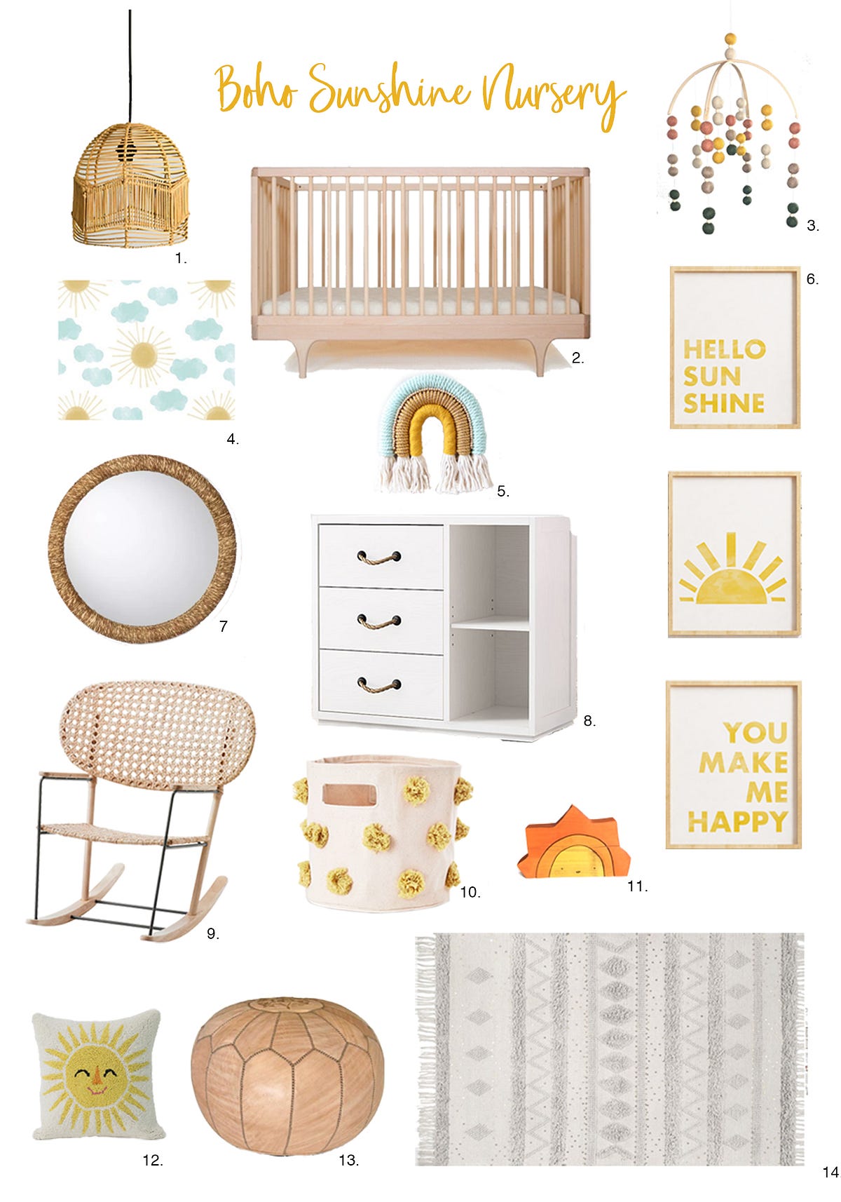 Boho Sunshine Nursery. This boho sunshine nursery is a great… | by Zega ...