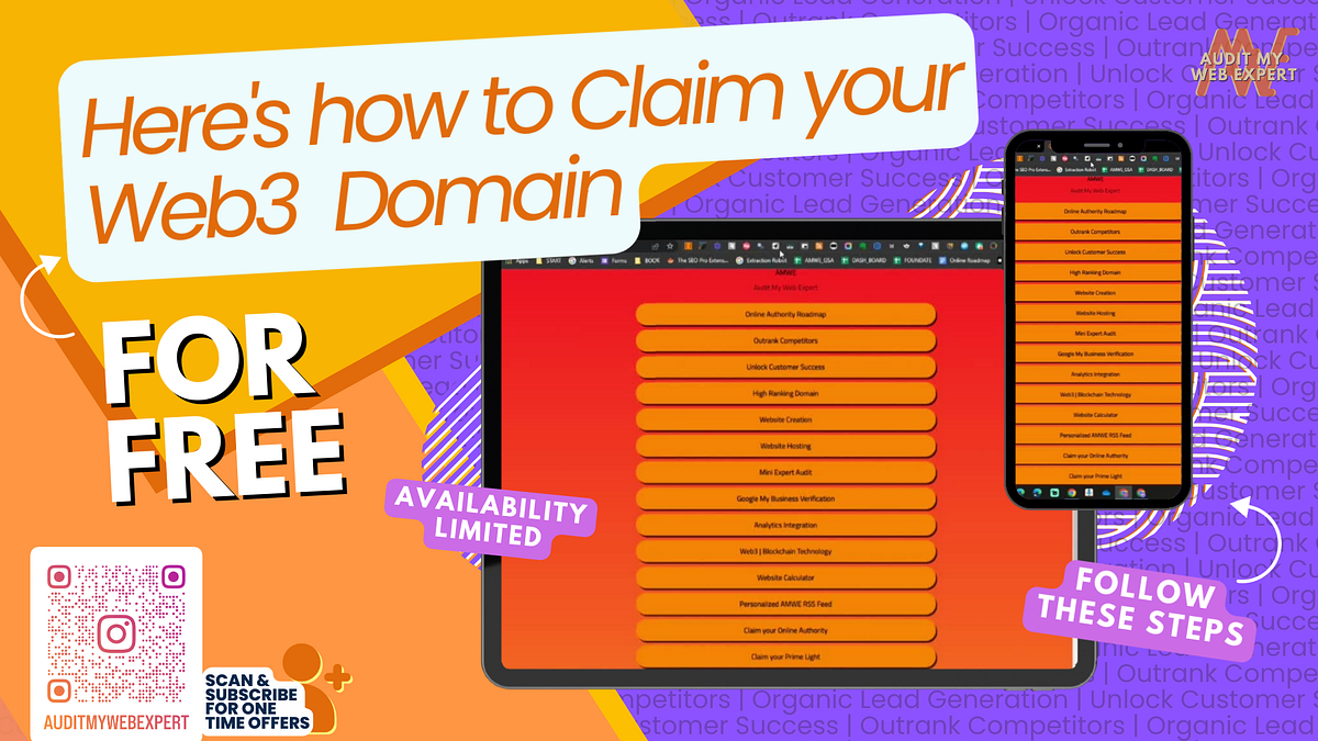Web3 Domain for your Website - Audit My Web Expert - Medium