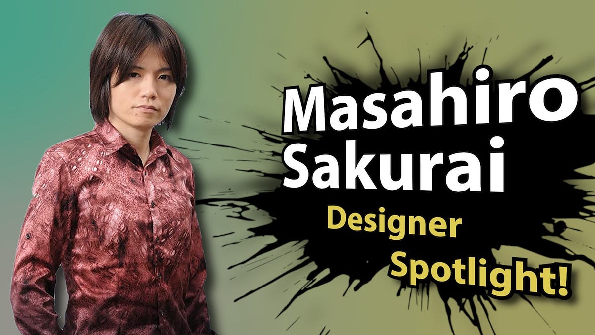 How Masahiro Sakurai Makes Games (Game Designer Spotlight) | by Caleb Compton | Medium