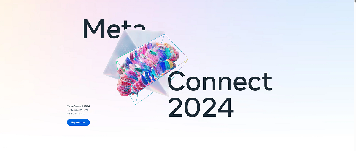 Meta Connect 2024 Announced for September 25–26th | Vertical Bar Media ...