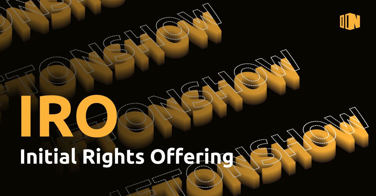 NFTonShow pioneered the IRO model, with a volume of over $100,000 | by ...