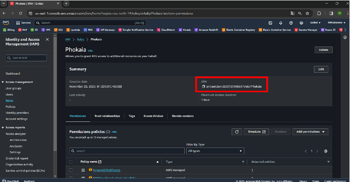 AWS RDS ve IAM: RDS’e IAM Role Atama | by Mehmet_ISIK | Medium
