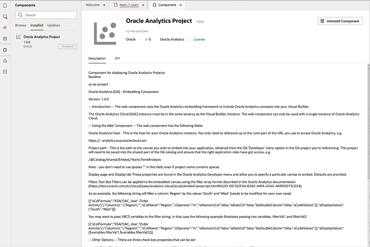 Visual Builder Component For Embedding Oracle Analytics — Part 1 By Mike Durran Oracle 