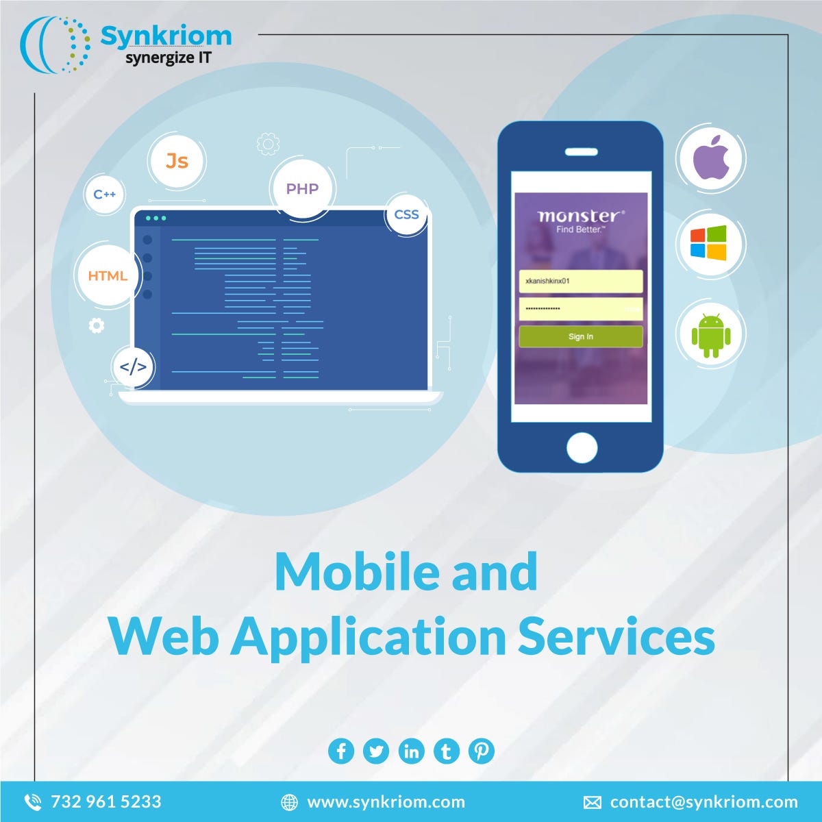 Synkriom | Top #1 Mobile and Web Application Services | USA - Marketing Synkriom - Medium