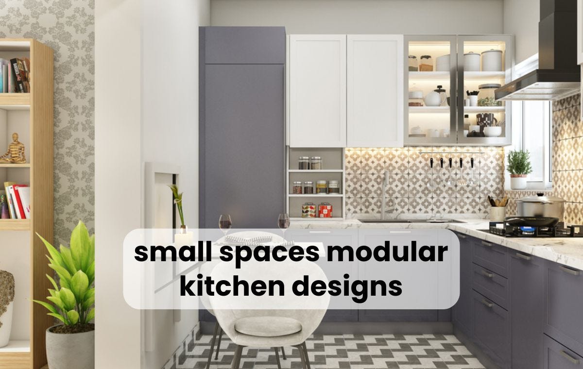 Make the most of small spaces with modular kitchen designs! | by ...