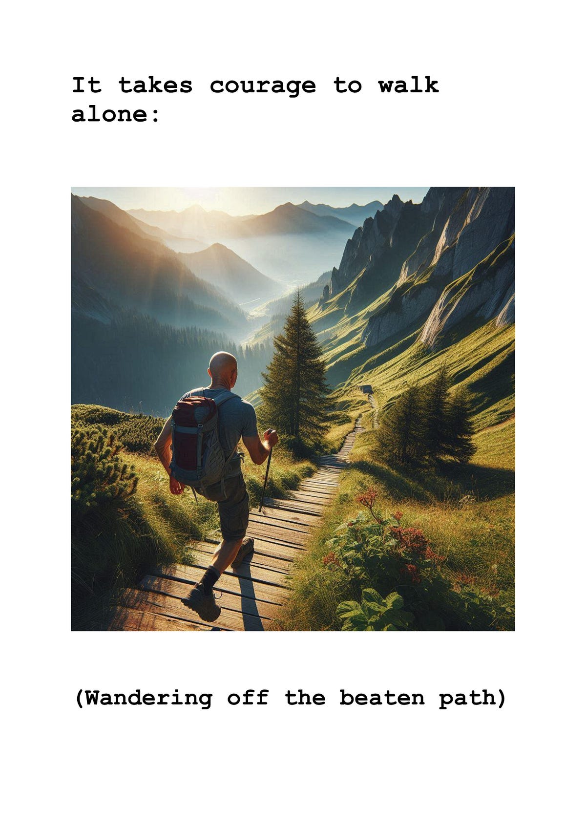 It takes courage to walk alone: - Amit Gujral -Truth be told - Medium