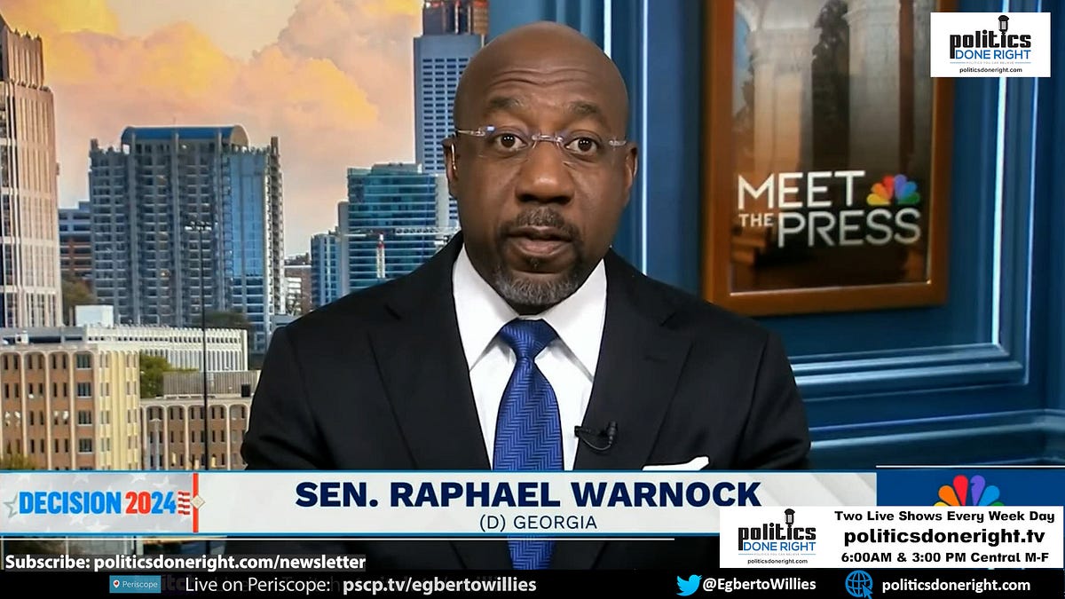 Warnock: We don’t need a predator. We need a president. Women, men who ...