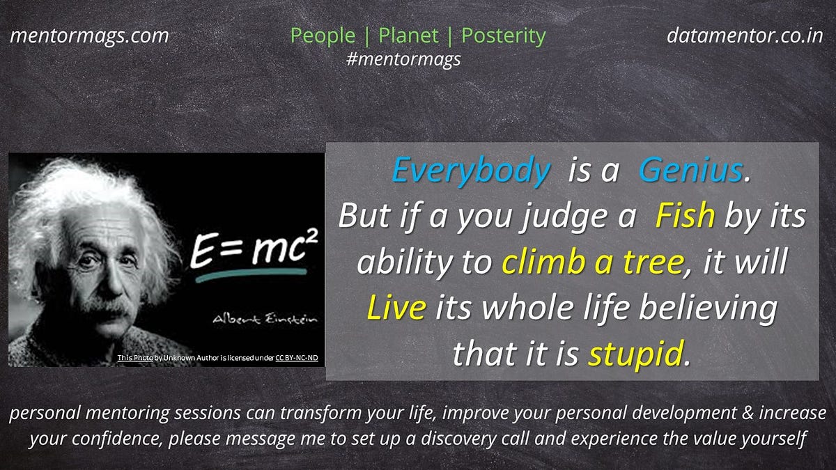 YOU can be a GENIUS, says Einstein | by mentormags | Medium