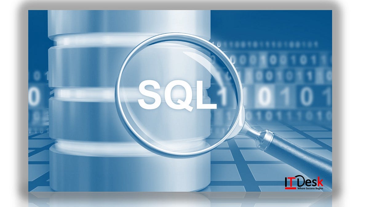 Mastering Microsoft SQL Server: Your Comprehensive Training Institute | by IT DESK INDIA | Medium