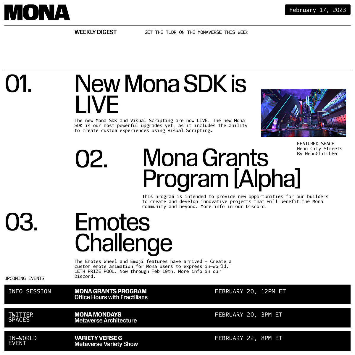 Mona Community Updates — 02.17.23 | by Mona | Medium