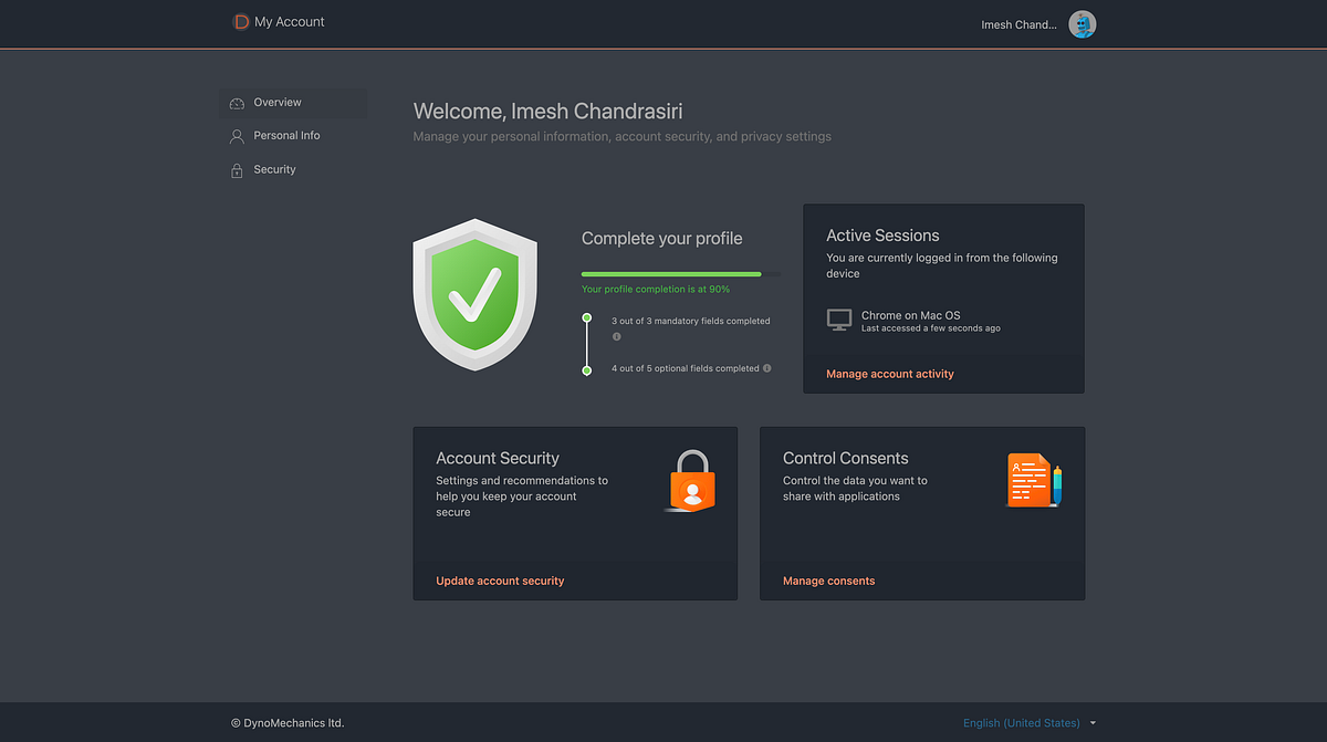 Customising WSO2 Identity Server My Account | by Imesh Chandrasiri | Medium