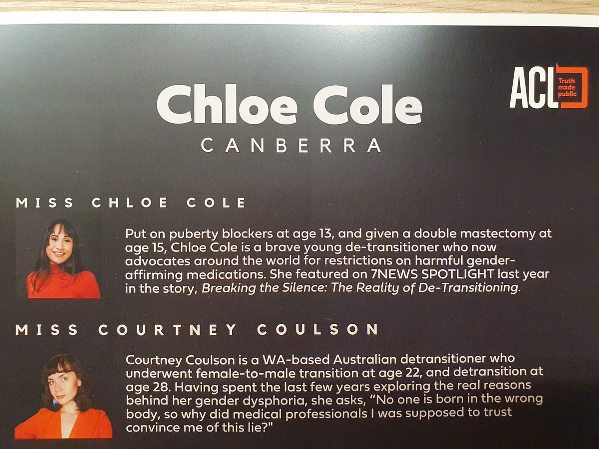 Chloe Cole vs Pride in Protest (vs me) | by Dana Pham CPHR (pronouns ...