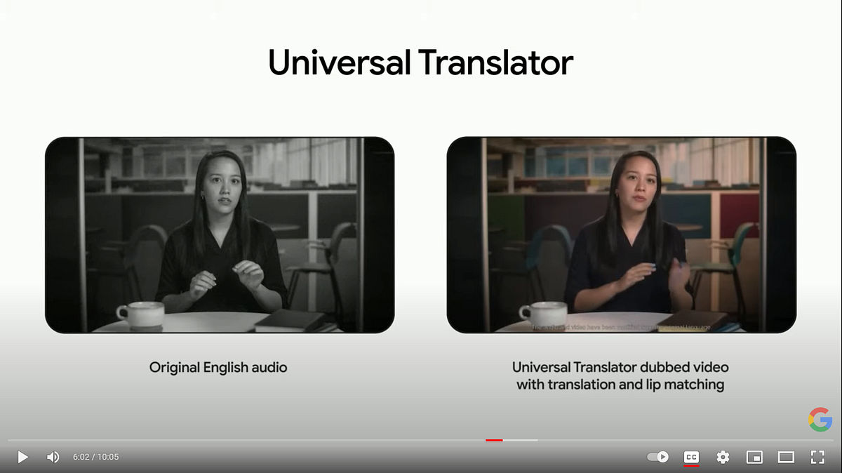 Google’s AI Universal Translator! It seems to be a game-changer. What ...