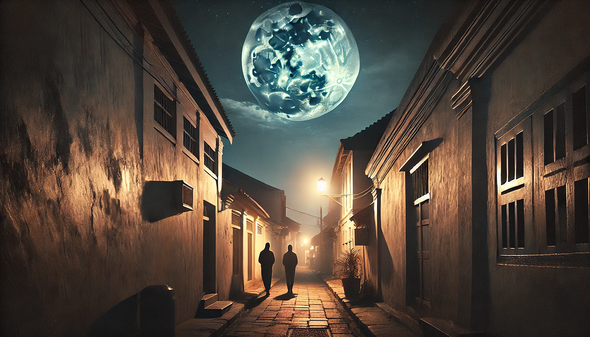 A Night Beneath a Nearly Full Moon: A Stranger, A City, and the ...