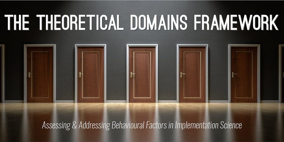 The Theoretical Domains Framework Tdf By Chi Kt Platform