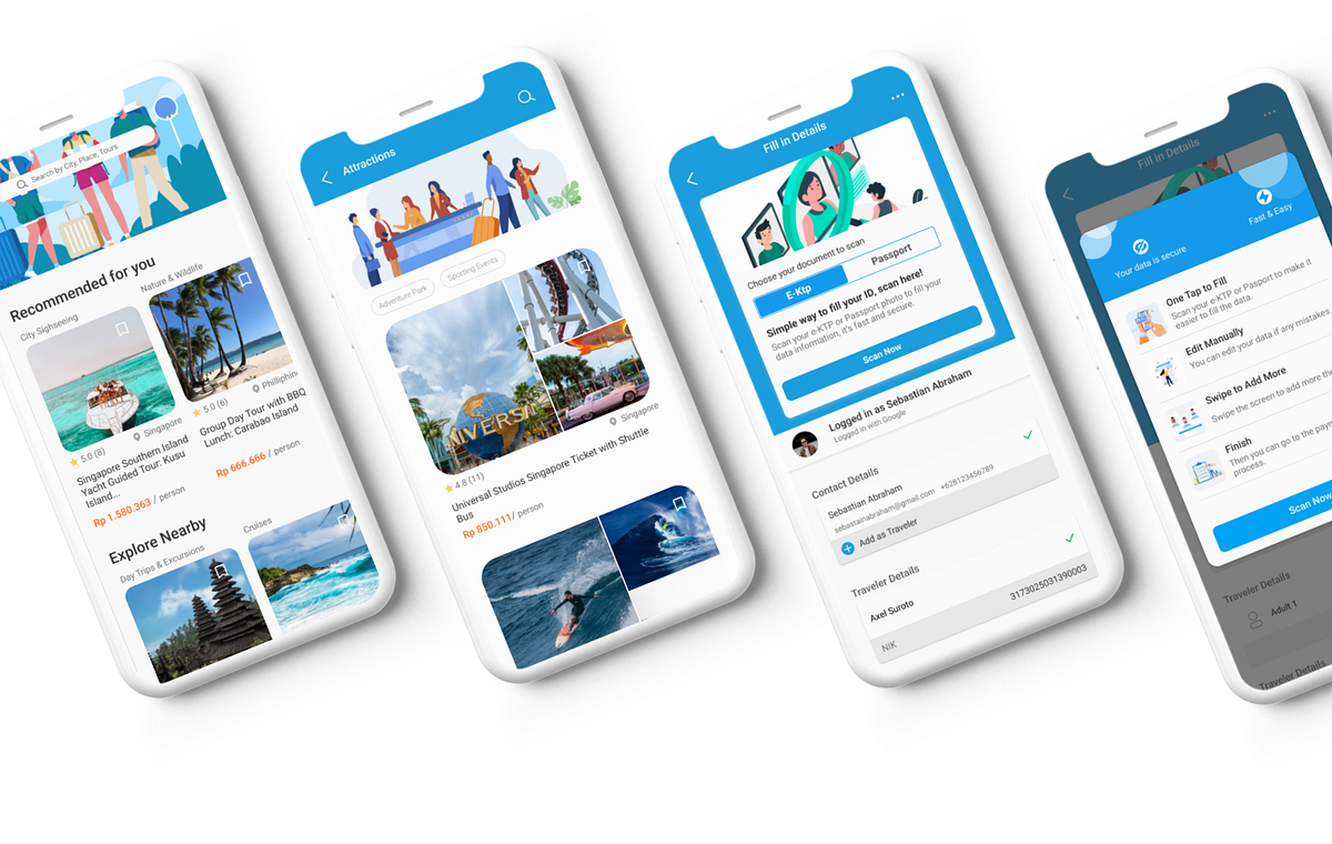 Simplify Acomodation Traveler with Only One Tap to Fill Your Data— UI UX Case Study Traveloka ...