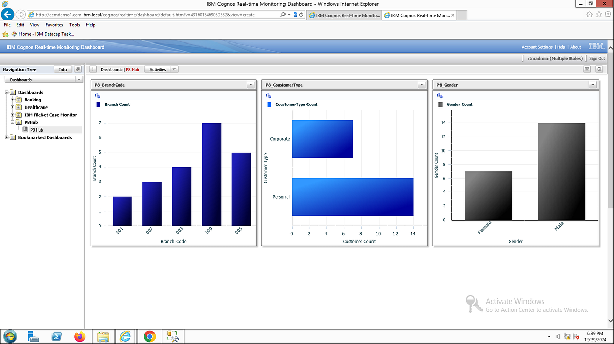 Creating a Simple Cognos RTM 10.2.1 Dashboard for a Case Solution | by ...