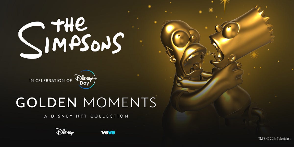 Disney Golden Moments — The Simpsons | by VeVe Digital Collectibles ...