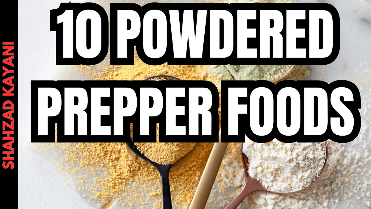 10 Powdered Prepping & Survival Foods To Stockpile By Shahzad Kayani ...
