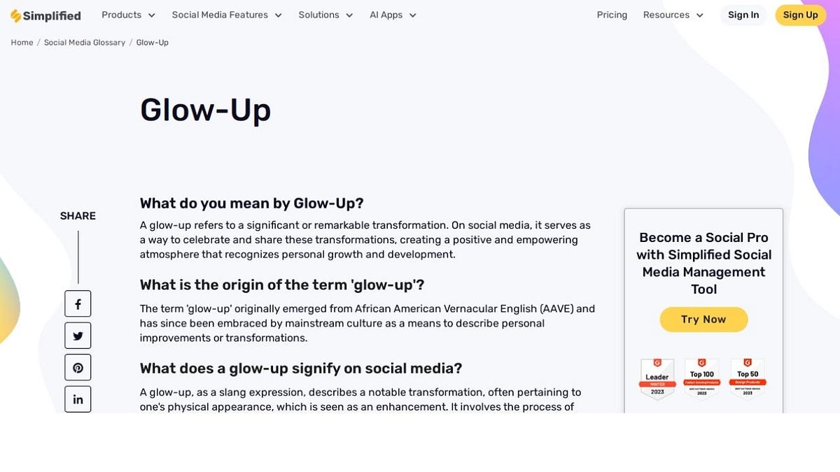 How to Glow Up: A Complete Guide for All Ages | by Glow Up Glossary ...