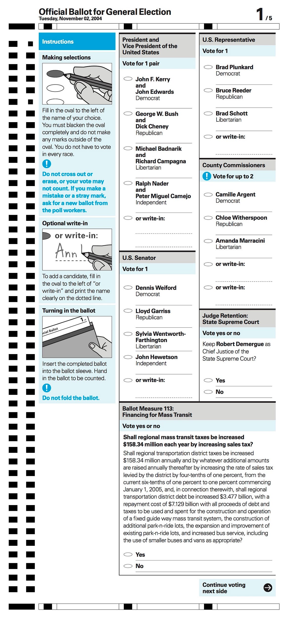 The Importance of Ballot Design. Today, voters’ understanding of ...