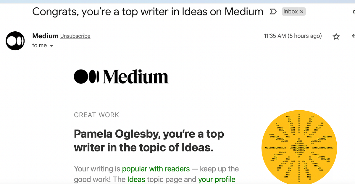 Hard Work On Medium Paying Off. So Happy To Win Medium Top Writer Award ...