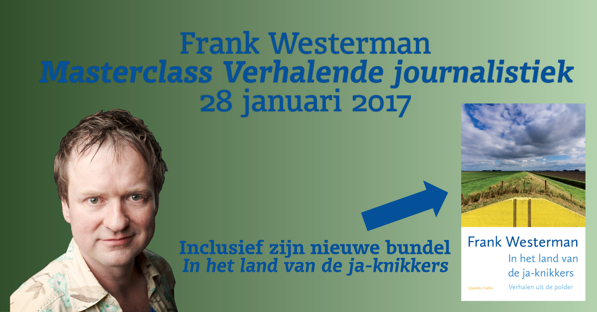 Interview Frank Westerman over verhalende journalistiek | by Querido ...