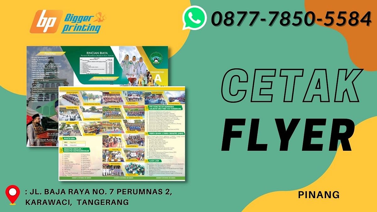 KUALITAS TERBAIK, Wa./Call. 0877–7850–5584, Cetak Flyer di Pinang - percetakan brosur tangerang ...