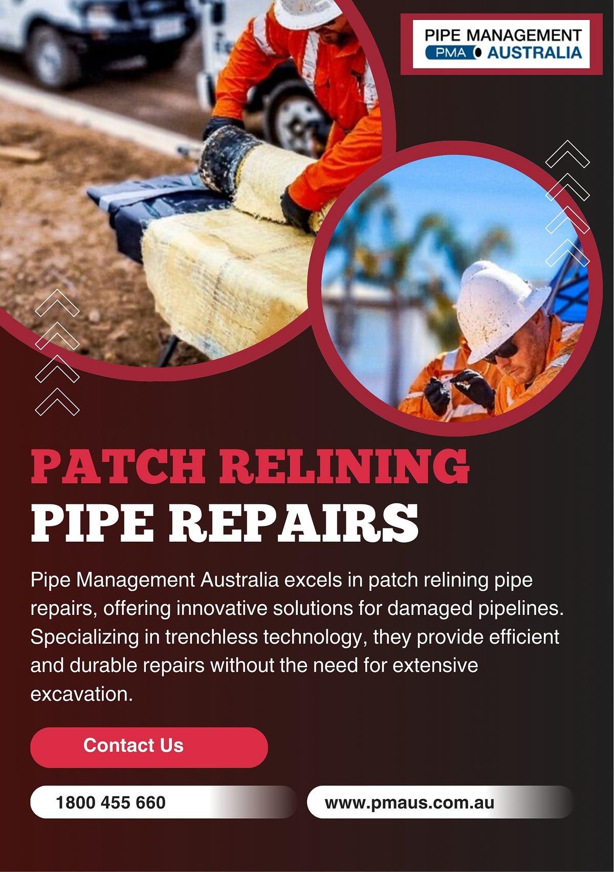 Patch Relining Pipe Repairs - Pipe Management Australia - Medium