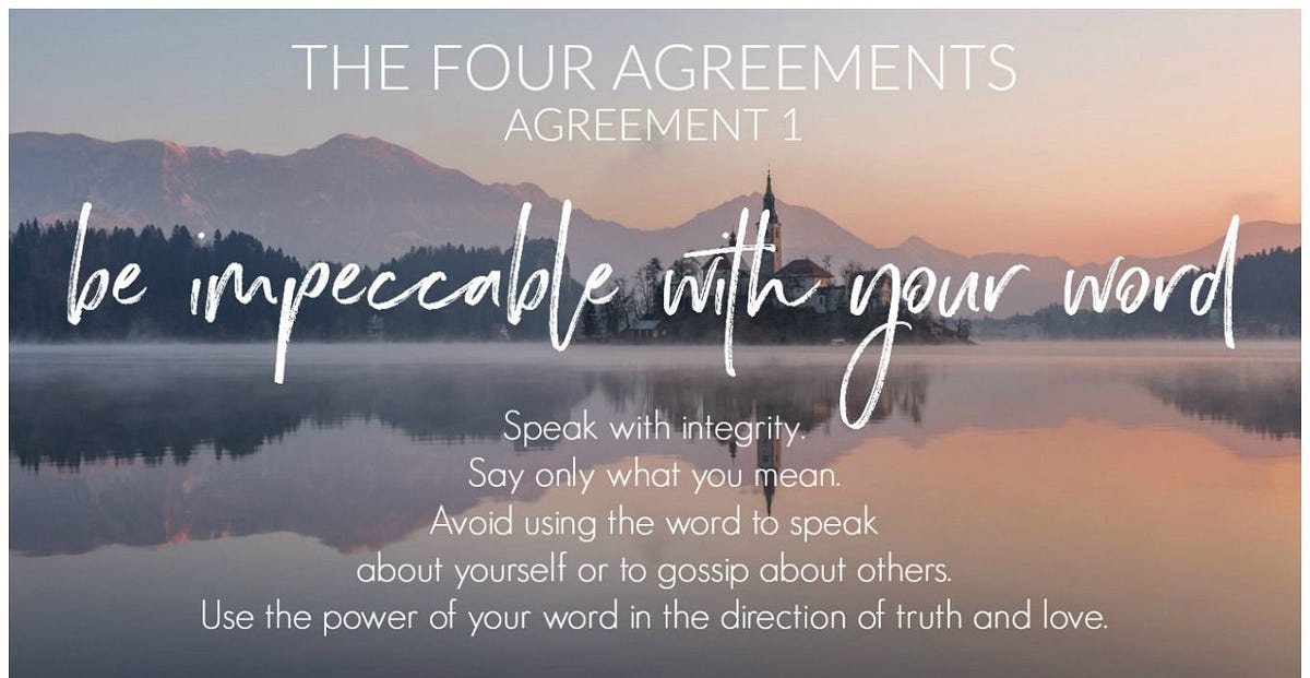 Summary of “The Four Agreements” By Don Miguel Ruiz | by Glitteryxeye ...