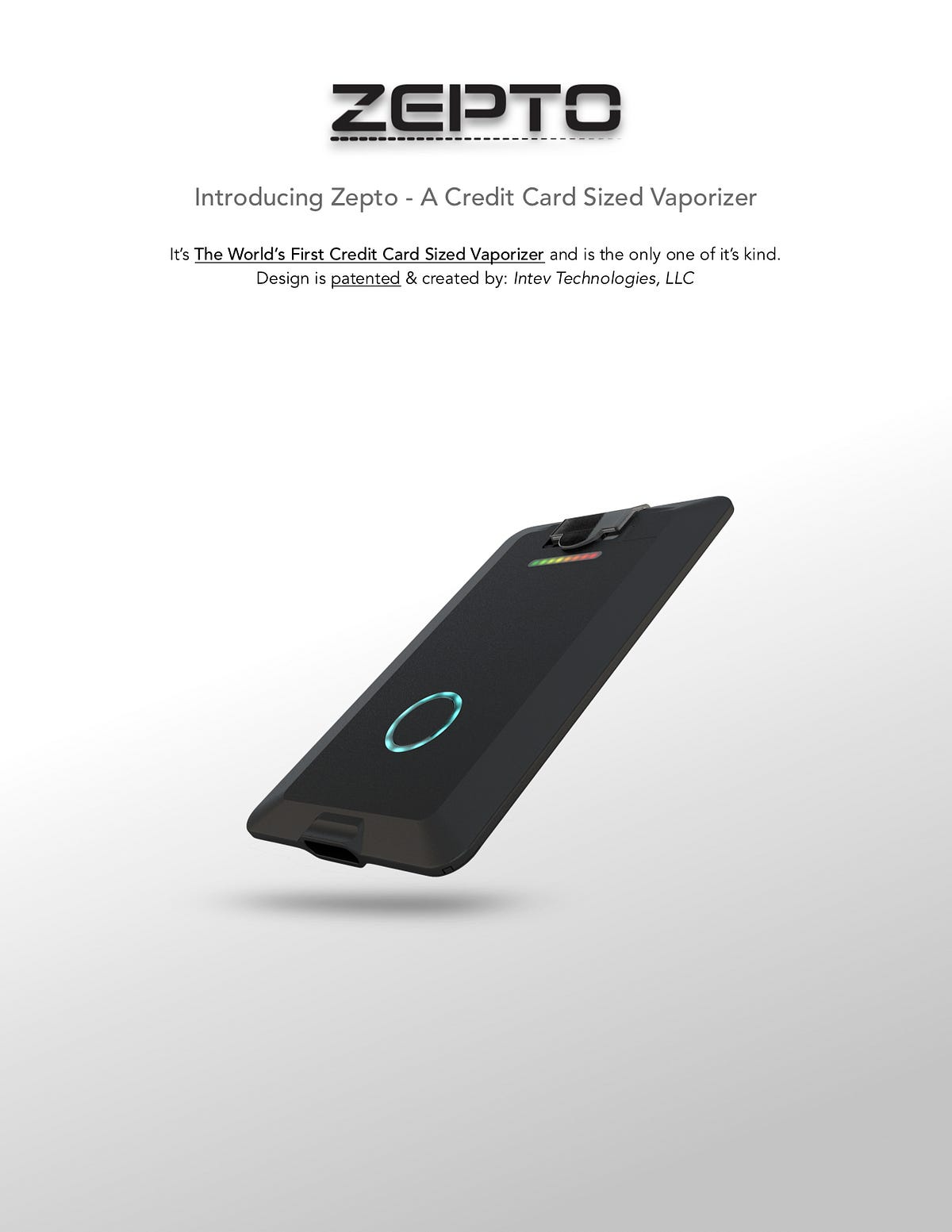 Meet Zepto Vape. The Worlds First Credit Card Sized… | by Zepto ...