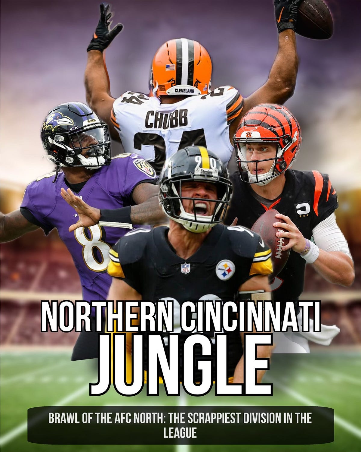 Northern Cincinnati Jungle. Brawl Of The AFC North: The Scrappiest ...