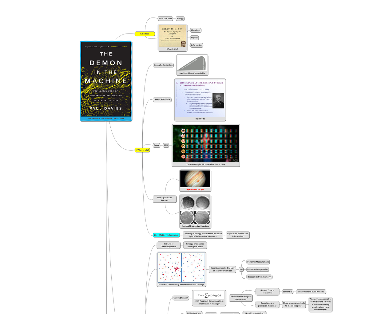 Mind-Mapping The Mystery Of Life. I recently read the 2019 Paul Davies ...