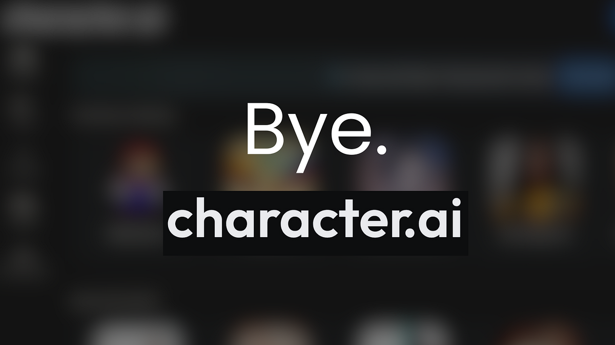 Now That C.AI Is Dead, Here’s the Alternative You Need | by Ethan Reyes ...