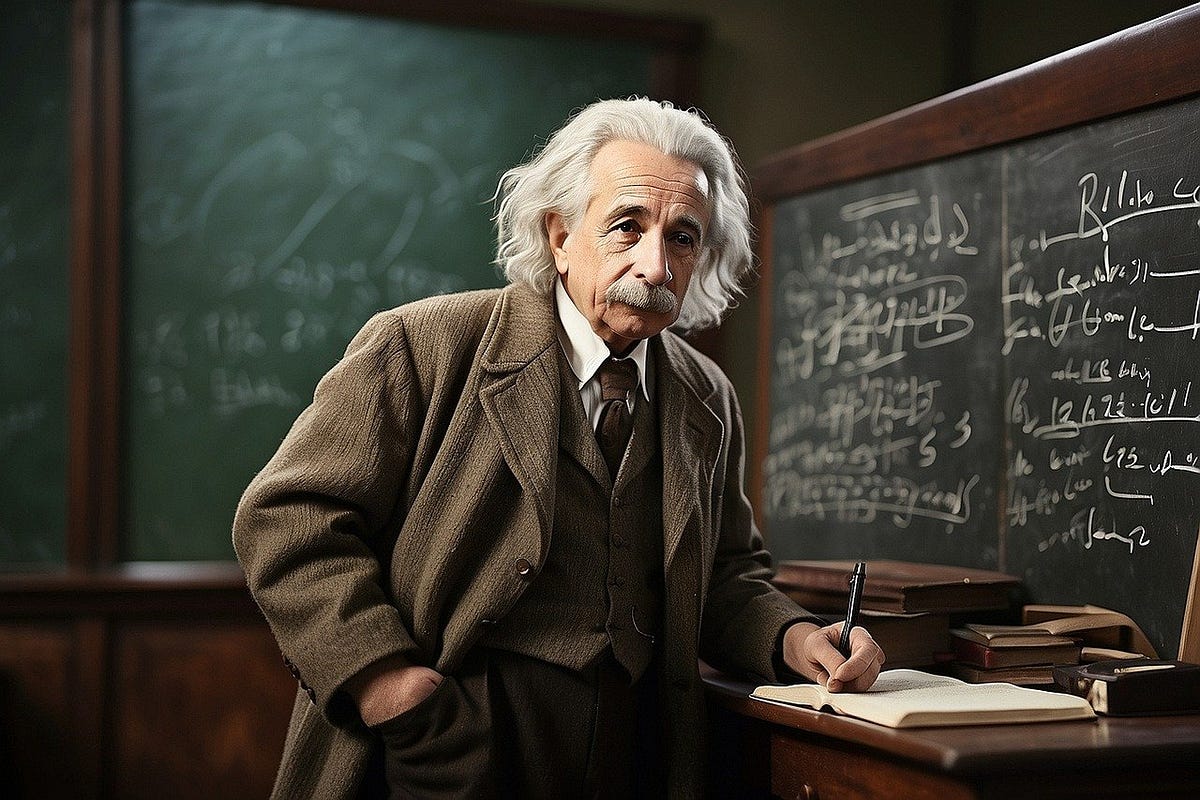 Einstein: The Artist-Scientist Who Thought Beyond Perception | by Kruti ...