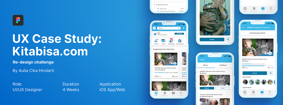 UI/UX Case Study: Kitabisa. Disclaimer | by cikaac | Medium