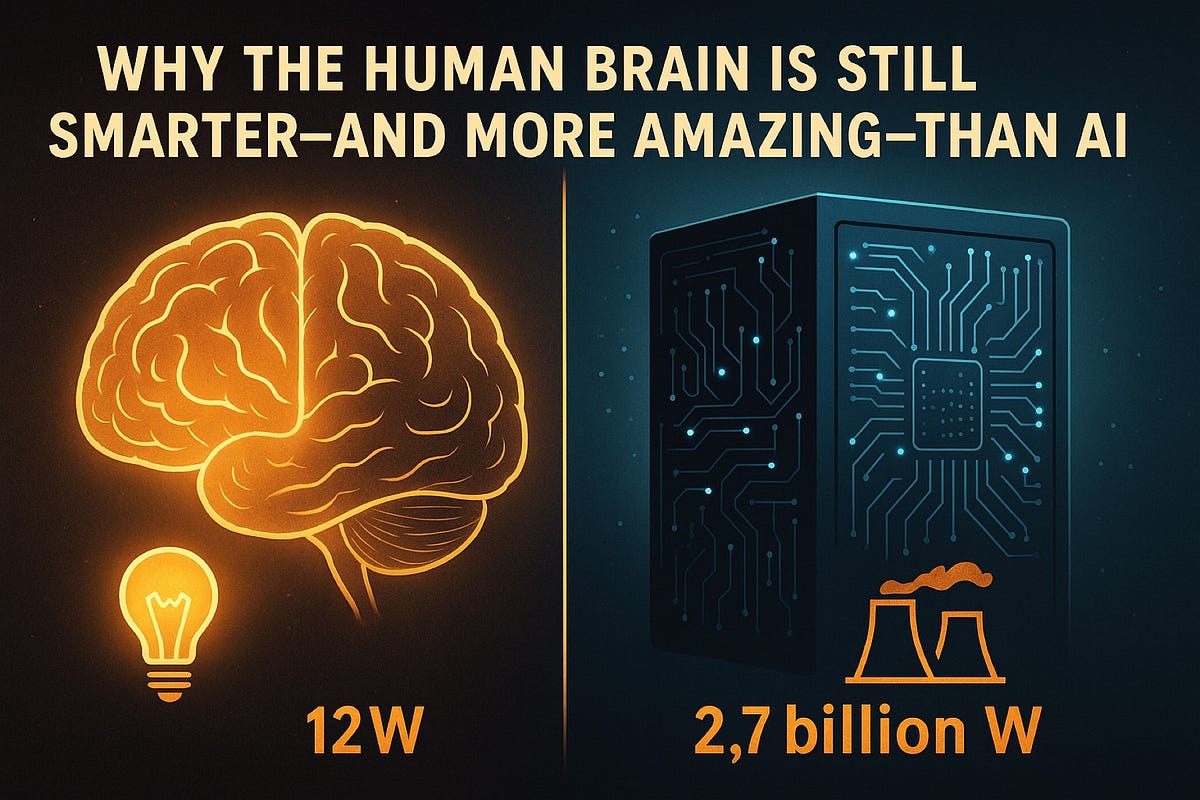 Why the Human Brain Is Still Smarter — and More Amazing — Than AI | by ...