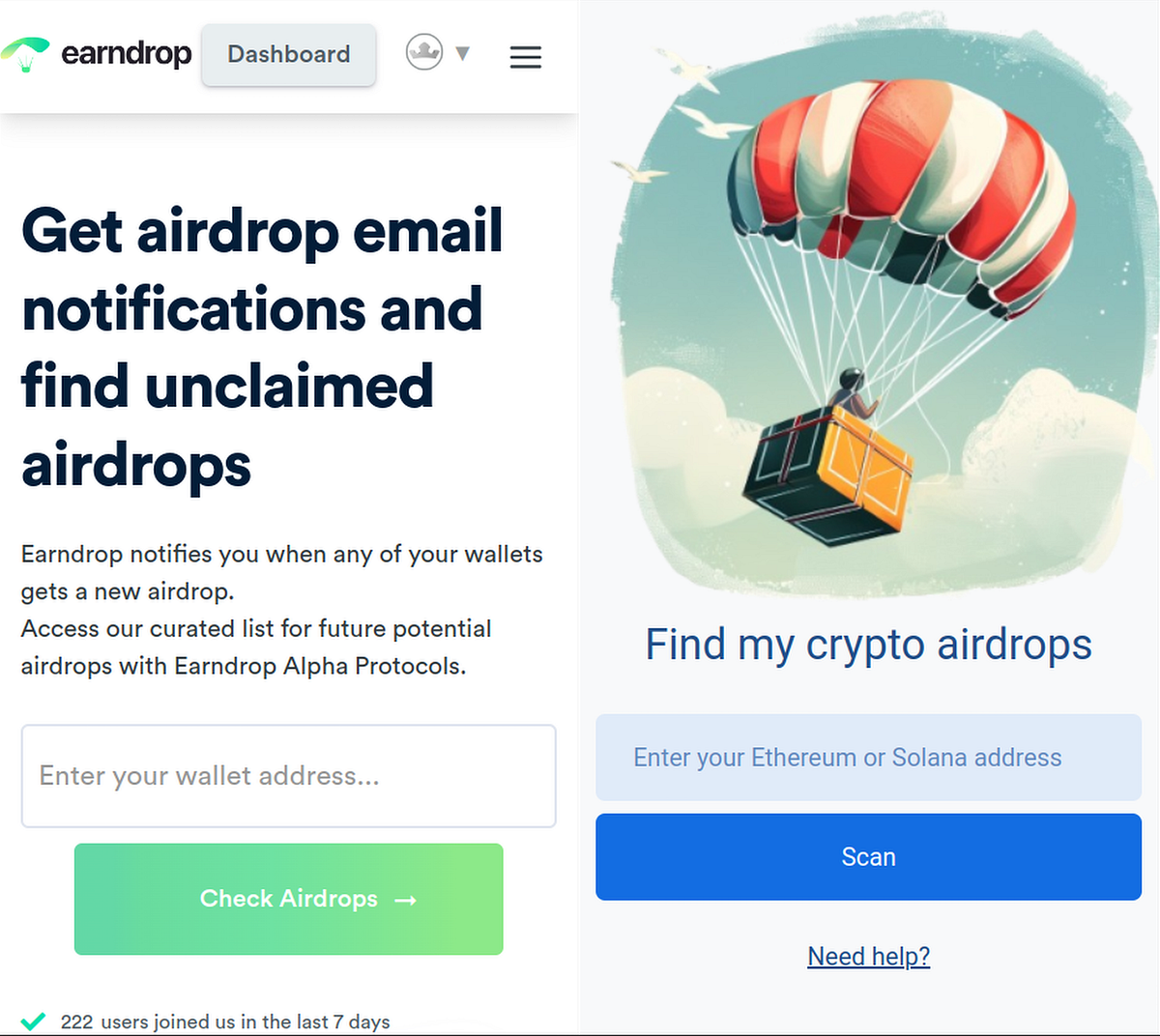 Comparing Airdropscan.org vs Earndrop.io: Which Airdrop Platform is ...